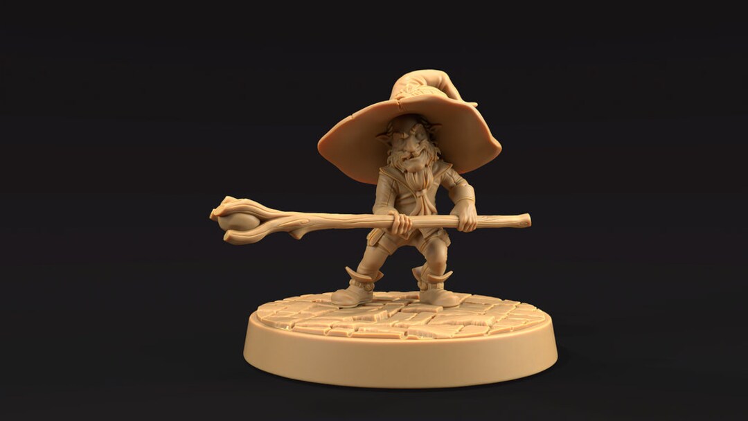 Gloip Gnome Dwarf Halfling Spellcaster the Dragon Trappers Lodge 32mm ...