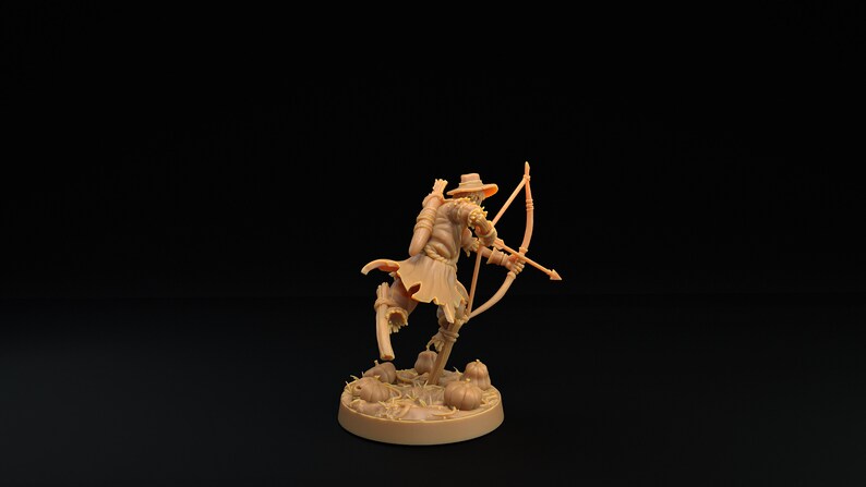 Scarecrow Halloween Farmer Harvest | the Dragon Trappers Lodge | 32mm ...