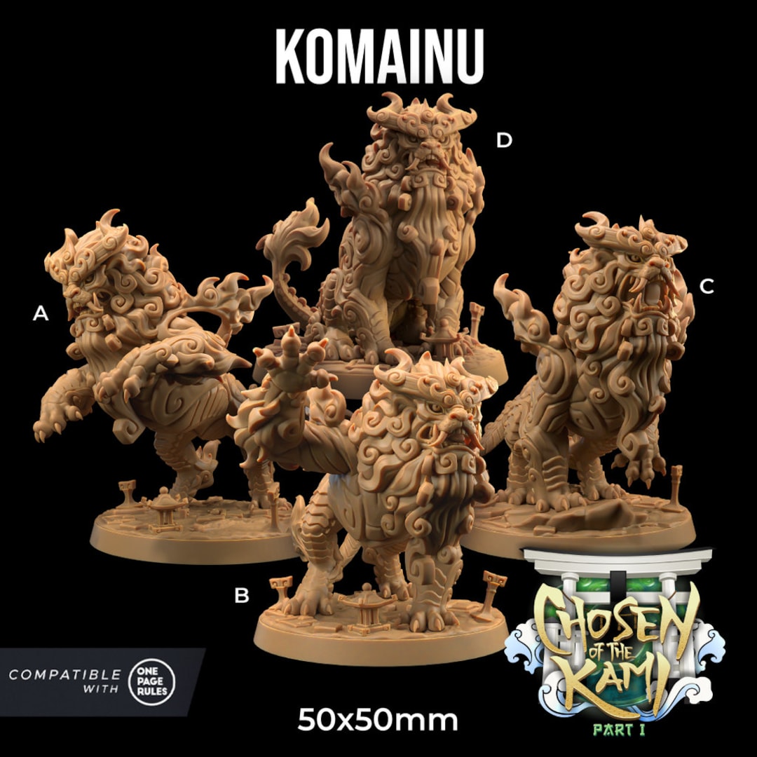 Komainu Lion Jade Living Statue Chosen Kami | the Dragon Trappers Lodge ...