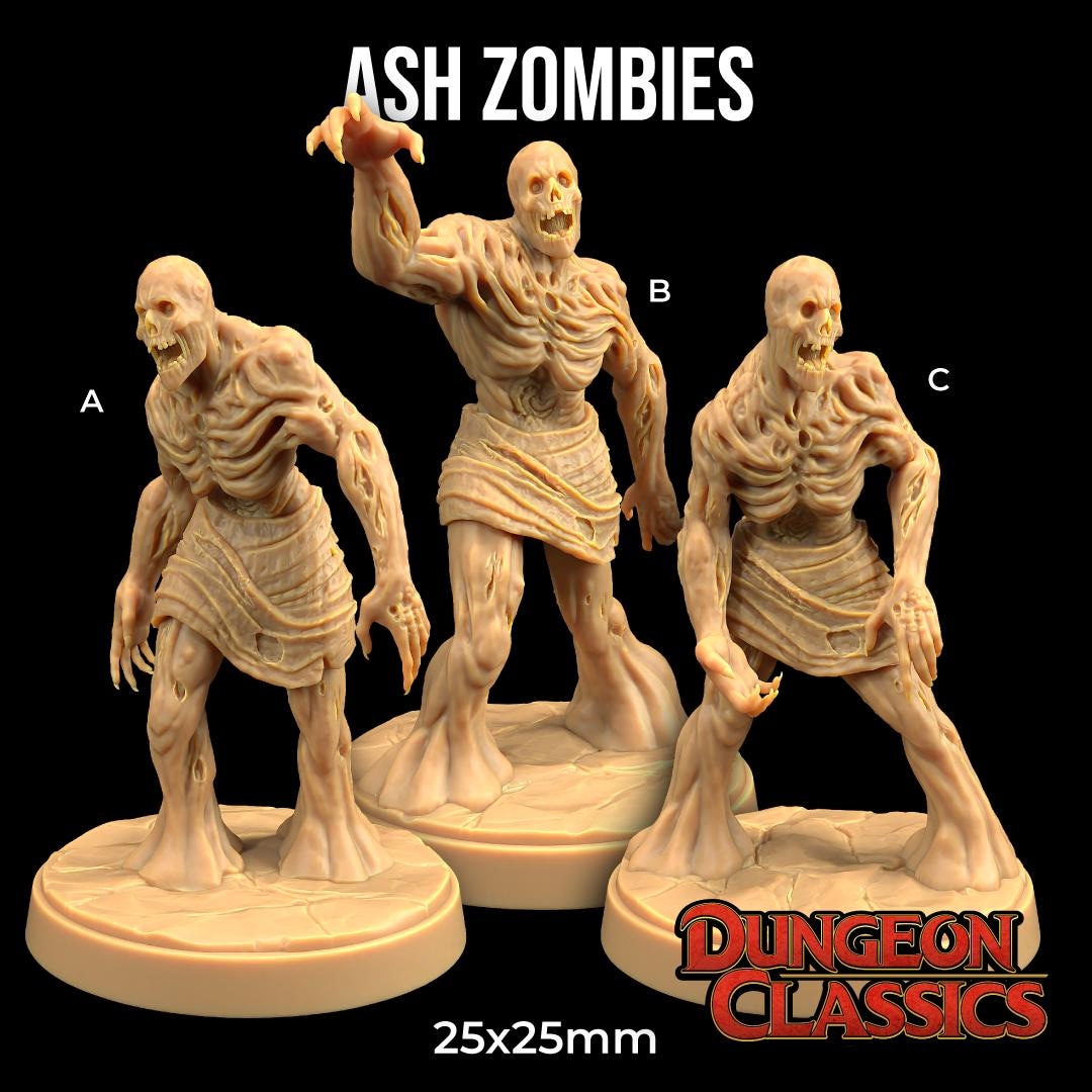 Ash Zombie Dungeon Classic Monsters Undead | the Dragon Trappers Lodge ...