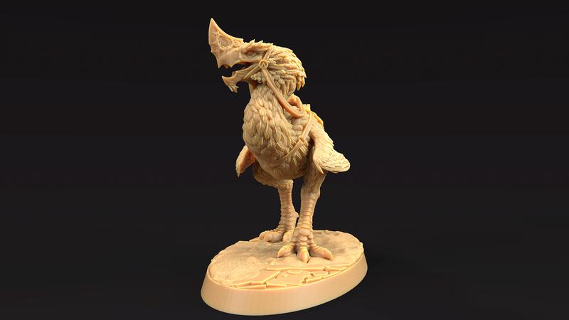 Axe Beak Prehistoric Bird Dnd Mini for Dungeons and Dragons Miniature ...