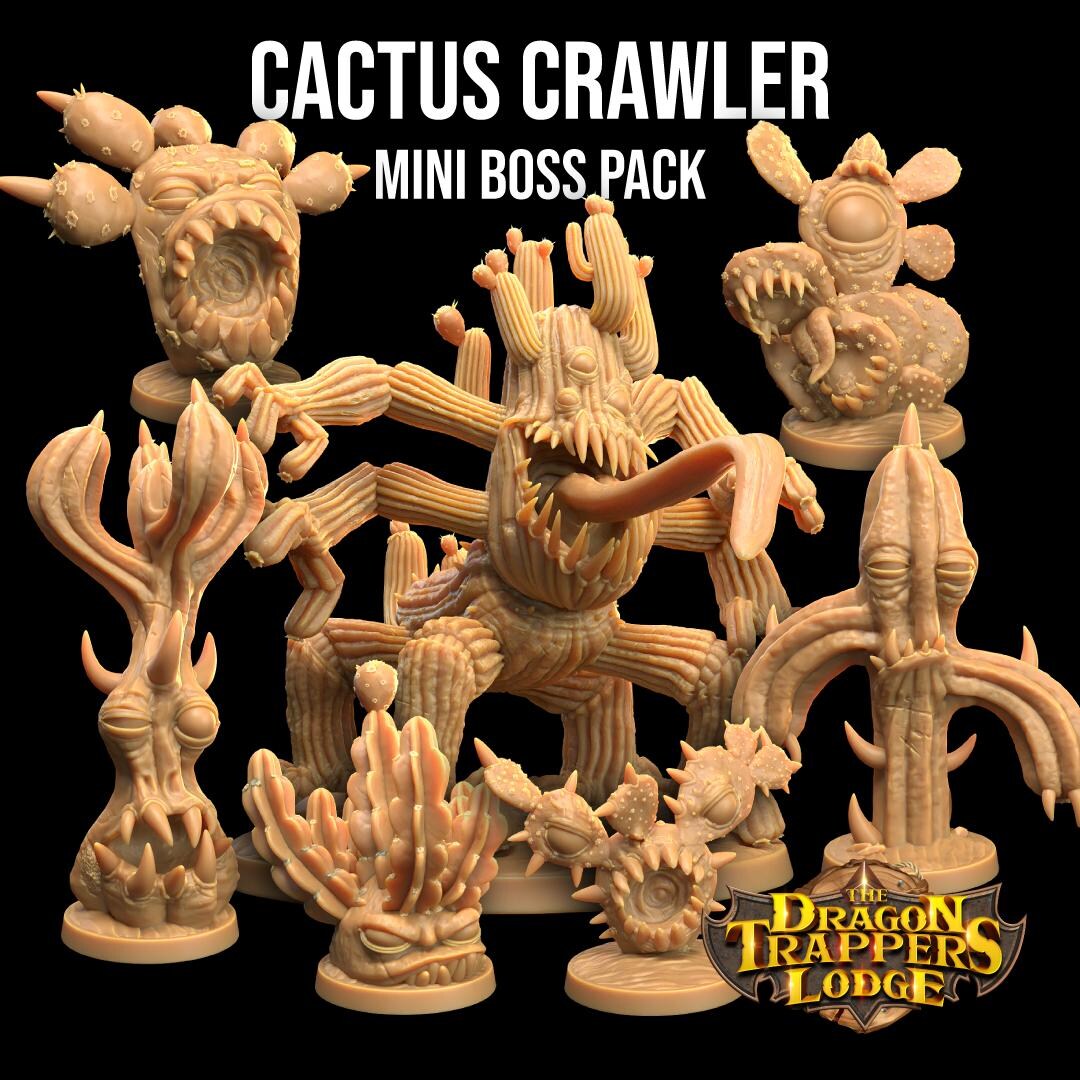 Cactus Crawler Mini Boss Pack | the Dragon Trappers Lodge | 32mm Scale ...