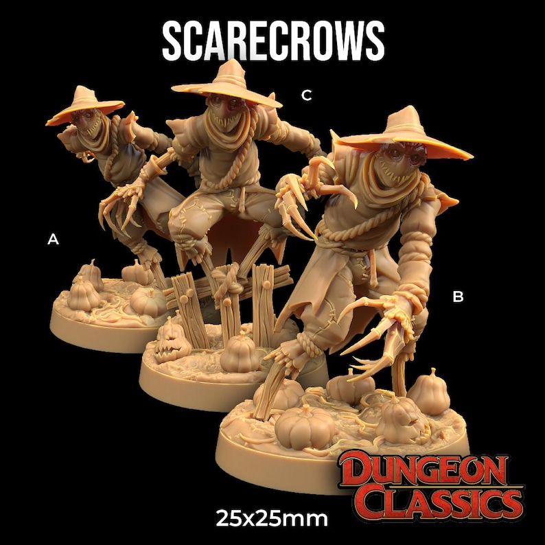 Scarecrow DND Mini Straw Man Dungeon Classics | the Dragon Trappers ...
