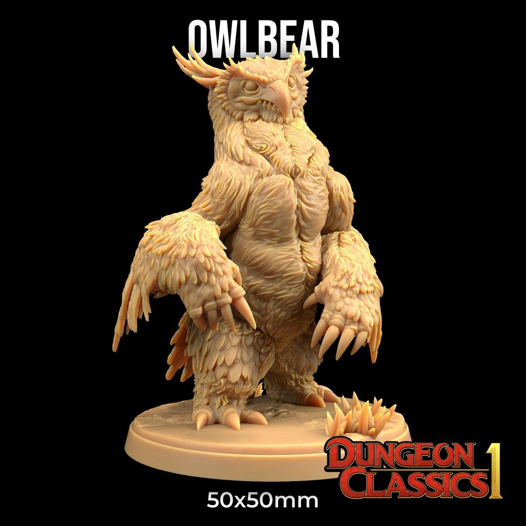 Owlbear Dungeon Classics Monster | the Dragon Trappers Lodge | 32mm ...