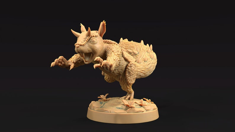 Dire Squirrel Wild Journey Direlands | the Dragon Trappers Lodge | 32mm ...