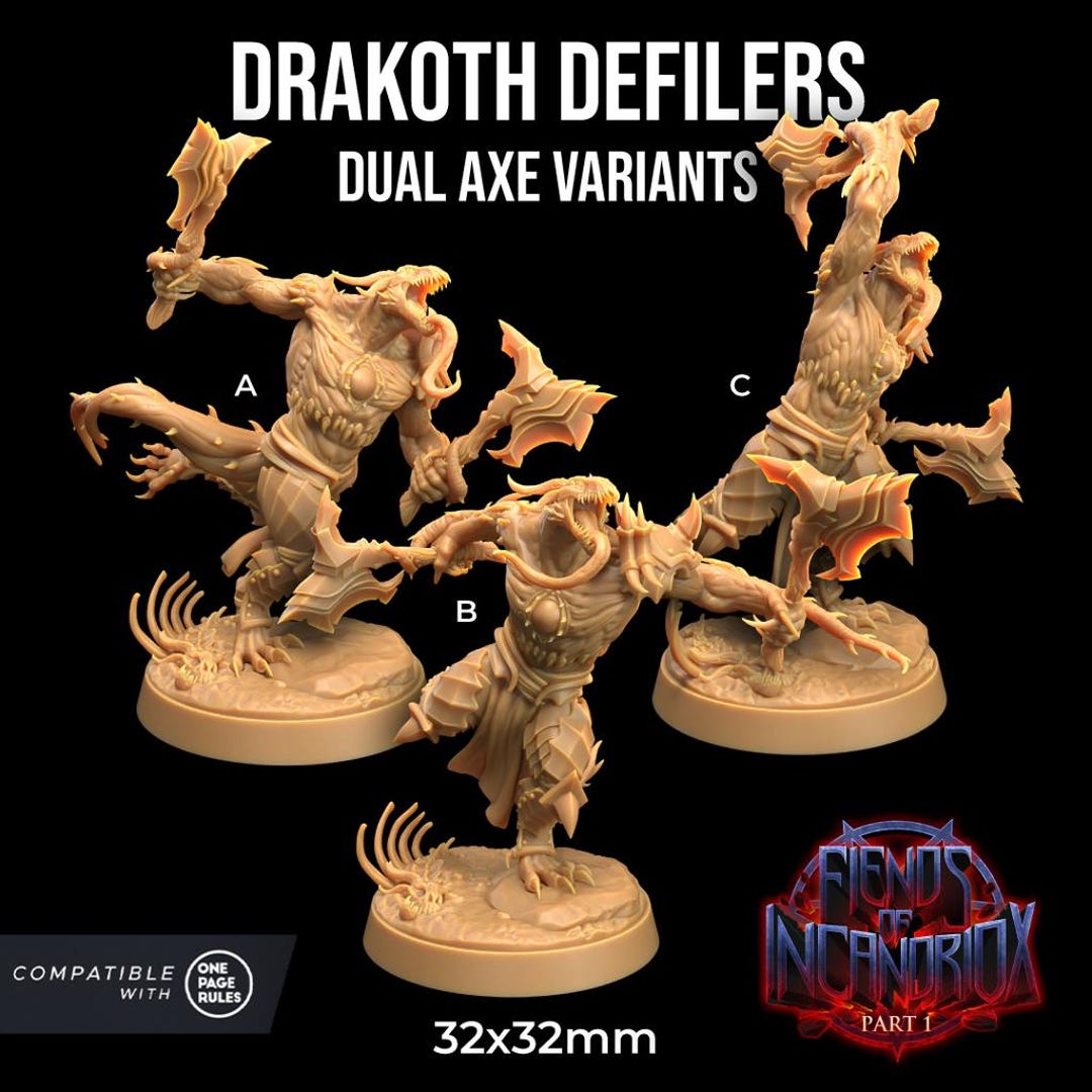 Drakoth Defilers Fiends of Incandriox | the Dragon Trappers Lodge ...