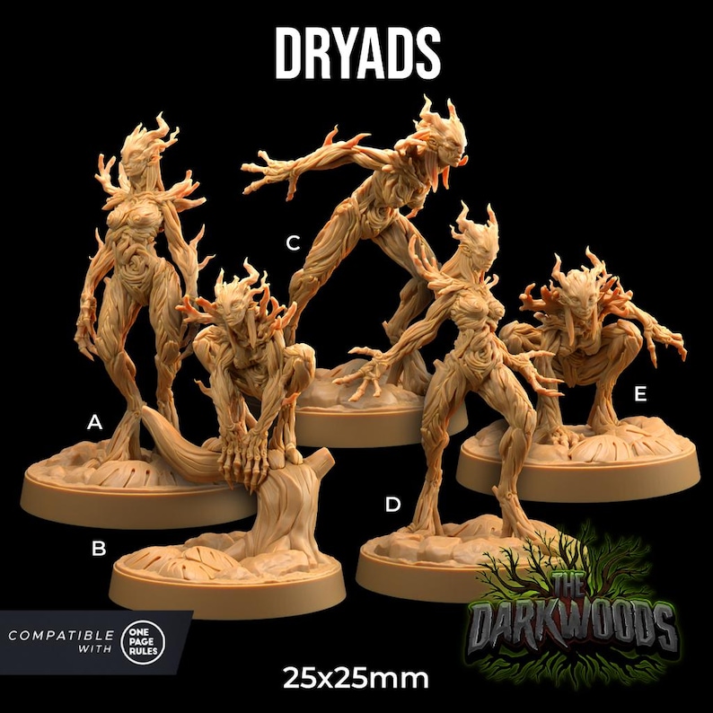 Dryads Nature Tree Forest Darkwoods | the Dragon Trappers Lodge | 32mm ...