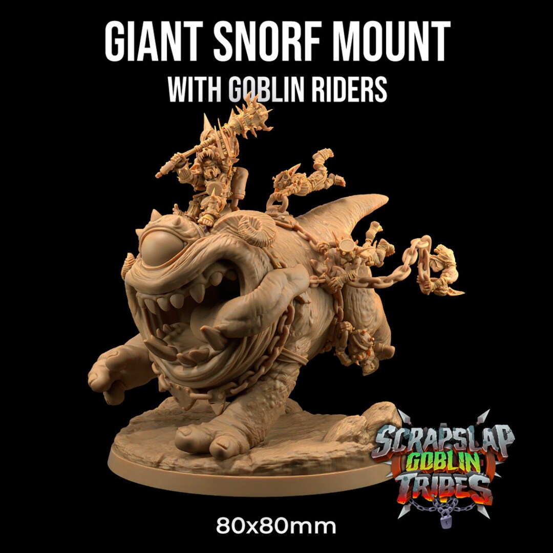 Giant Snorf Mount Scrap Slap Goblin Tribe | the Dragon Trappers Lodge ...