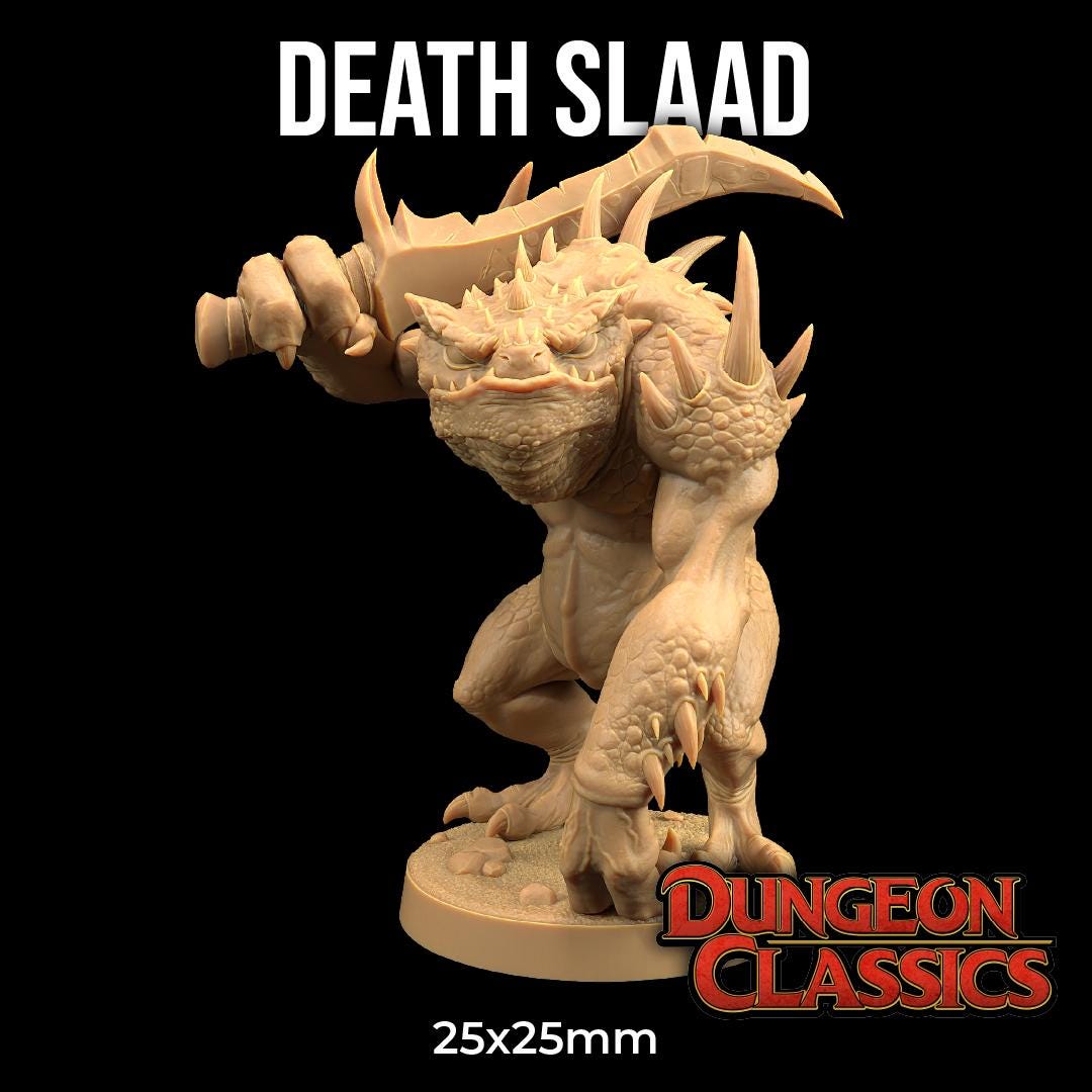Death Slaad DND Frog Monster Dungeon Classics | the Dragon Trappers ...