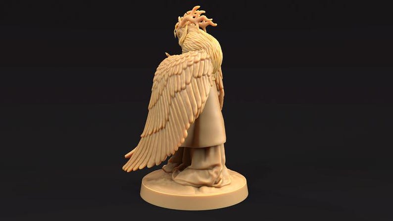 Maude the Snow Seer Owl Dnd Mini for Dungeons and Dragons Miniature ...