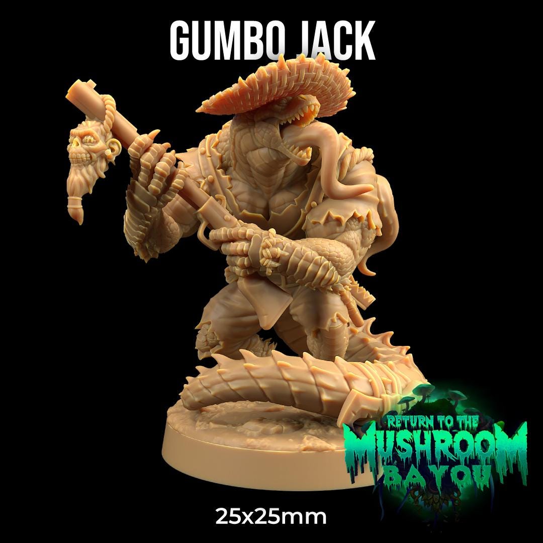 Gumbo Jack Gatorfolk Ranger Mushroom Bayou | the Dragon Trappers Lodge ...