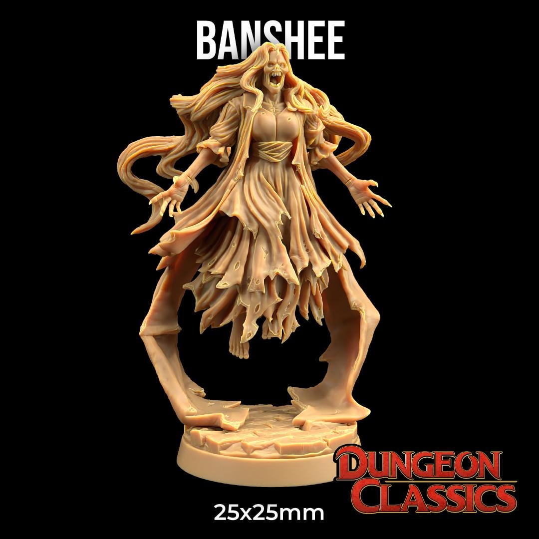 Banshee Dungeon Classic Monsters Shriek Female | the Dragon Trappers ...