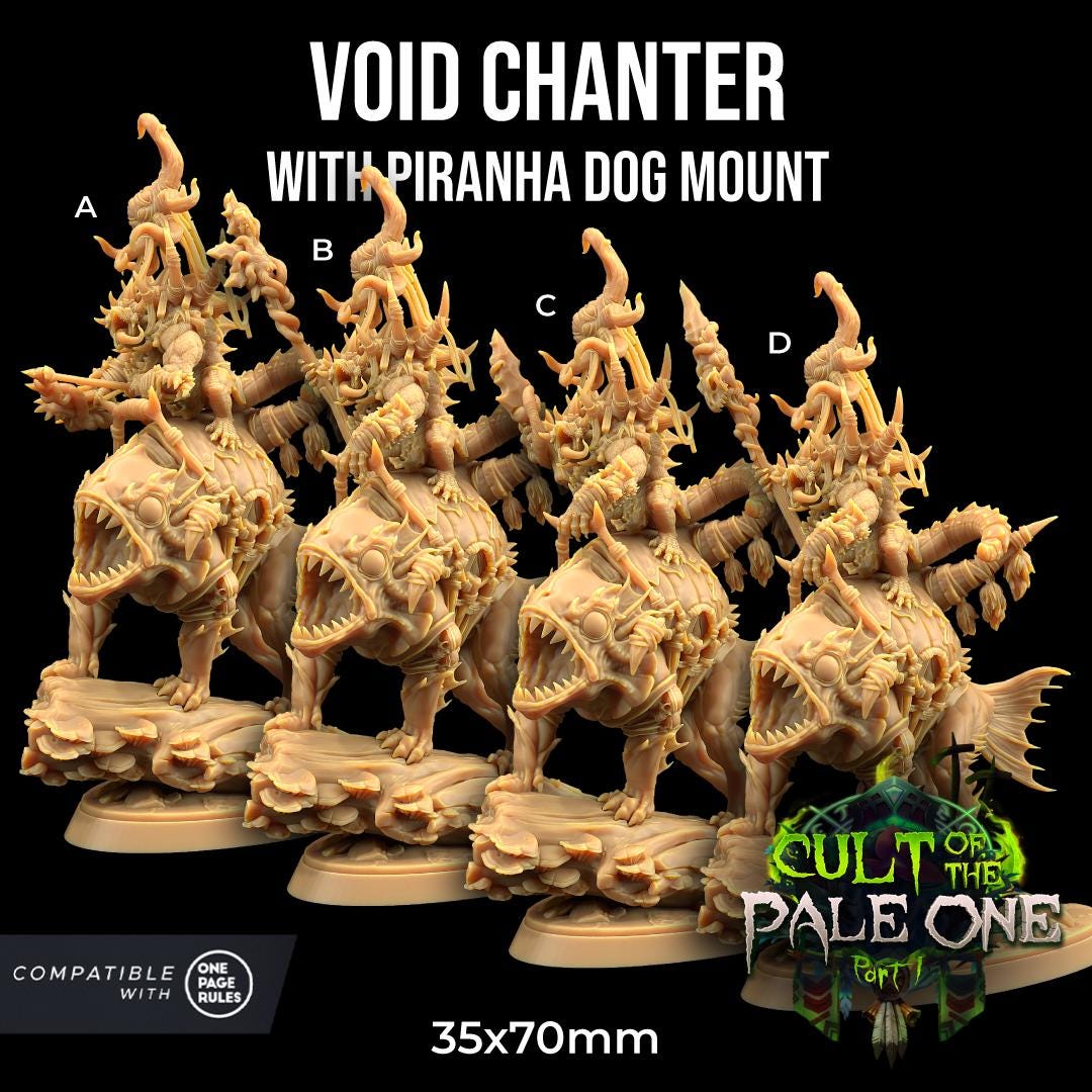 Void Chanter Mount Piranha Cult of the Pale One | the Dragon Trappers ...