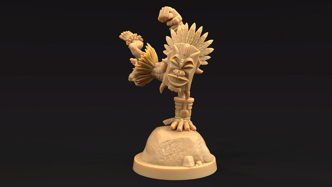 Matu Matu Tiki Jungle Warrior | the Dragon Trappers Lodge | 32mm Scale ...