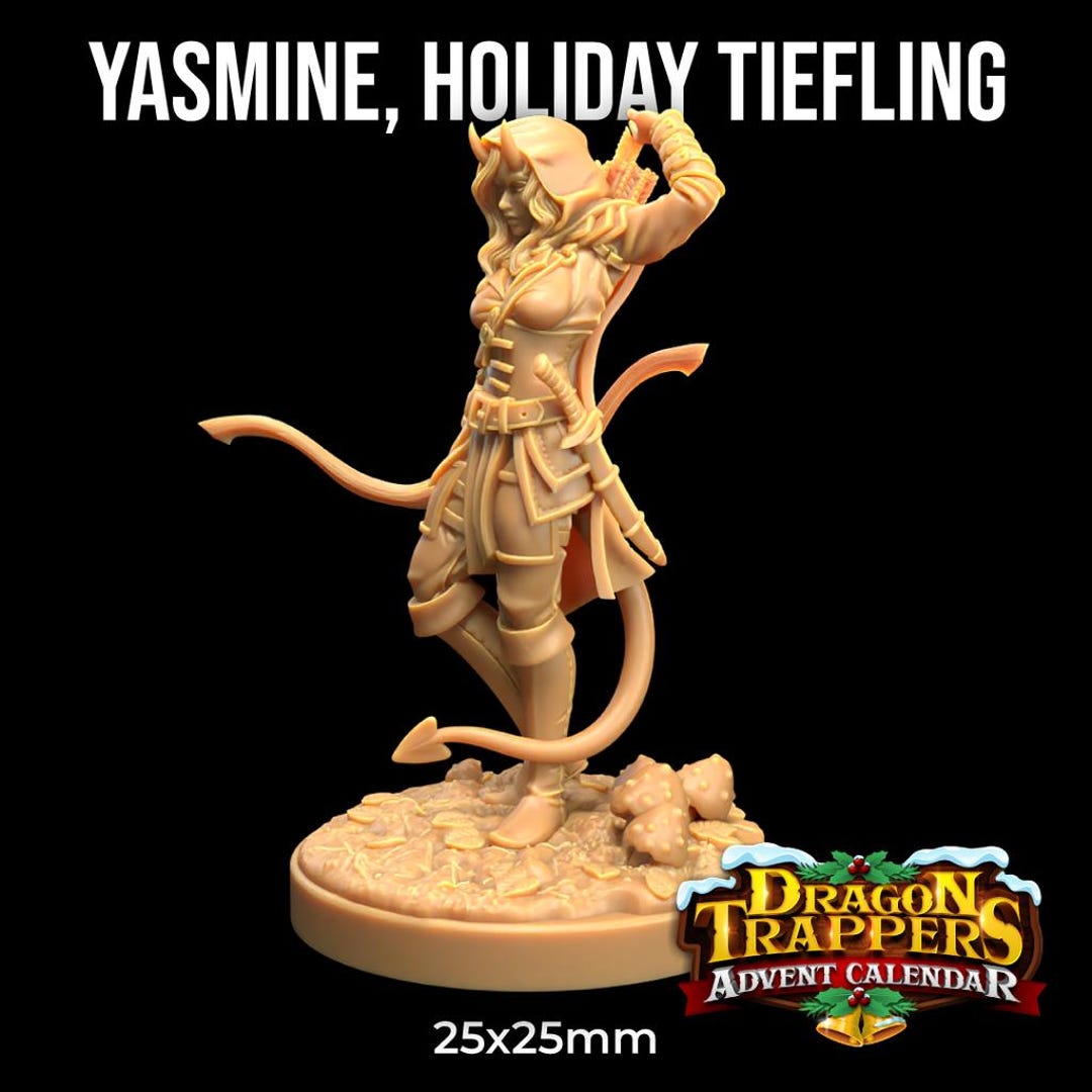 Yasmine Tiefling Christmas Advent Calendar | the Dragon Trappers Lodge ...
