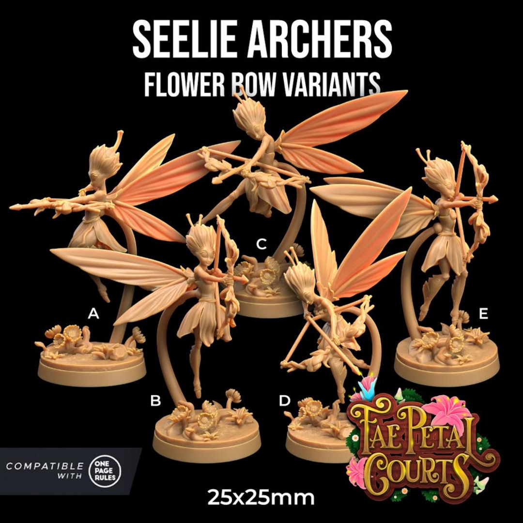 Seelie Archers Thorn Flower Fae Petal Courts | the Dragon Trappers ...