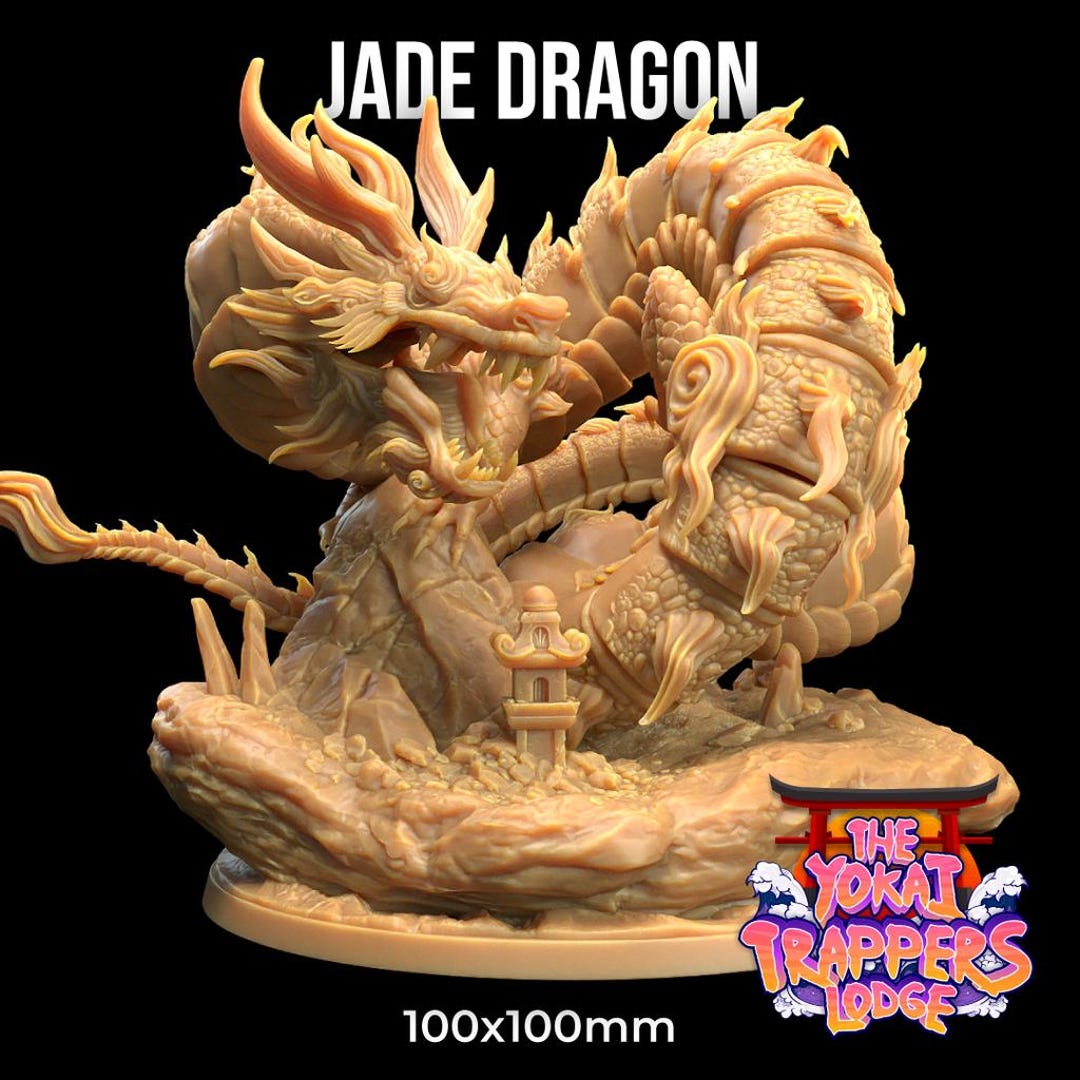Jade Dragon Yokai Lodge Japanese Asian | the Dragon Trappers Lodge ...