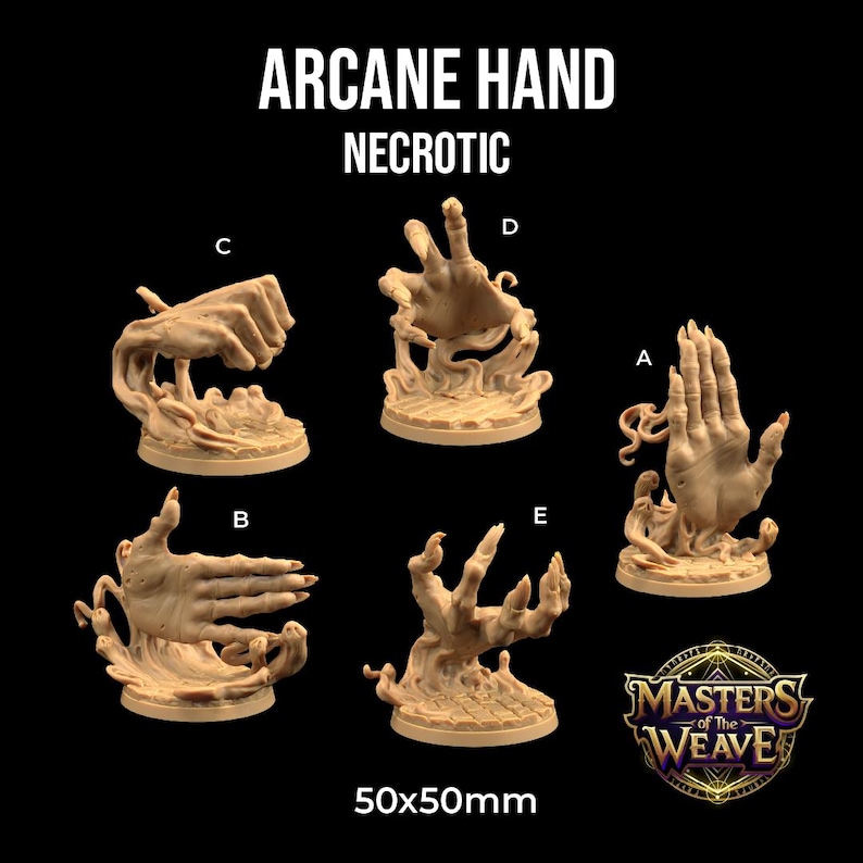 Necrotic Arcane Hand DND Masters of the Weave | the Dragon Trappers ...