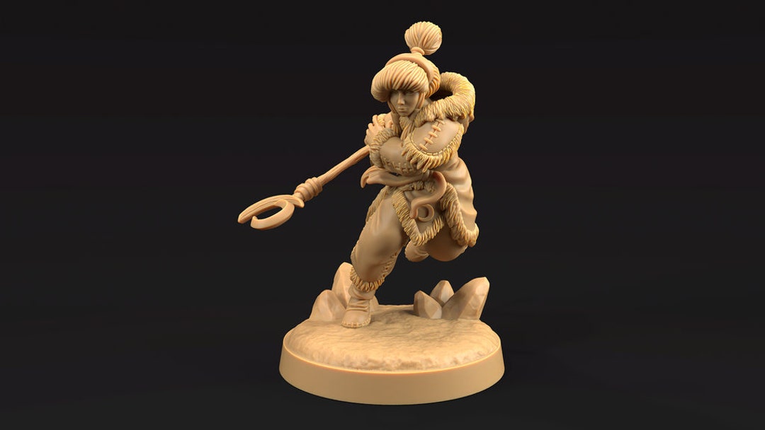 Arctic Druid Winter Ice Snow Female | the Dragon Trappers Lodge | 32mm ...