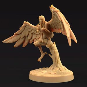 Harpy Dnd Mini for Dungeons and Dragons Gift for DM Wargaming RPG 3D ...