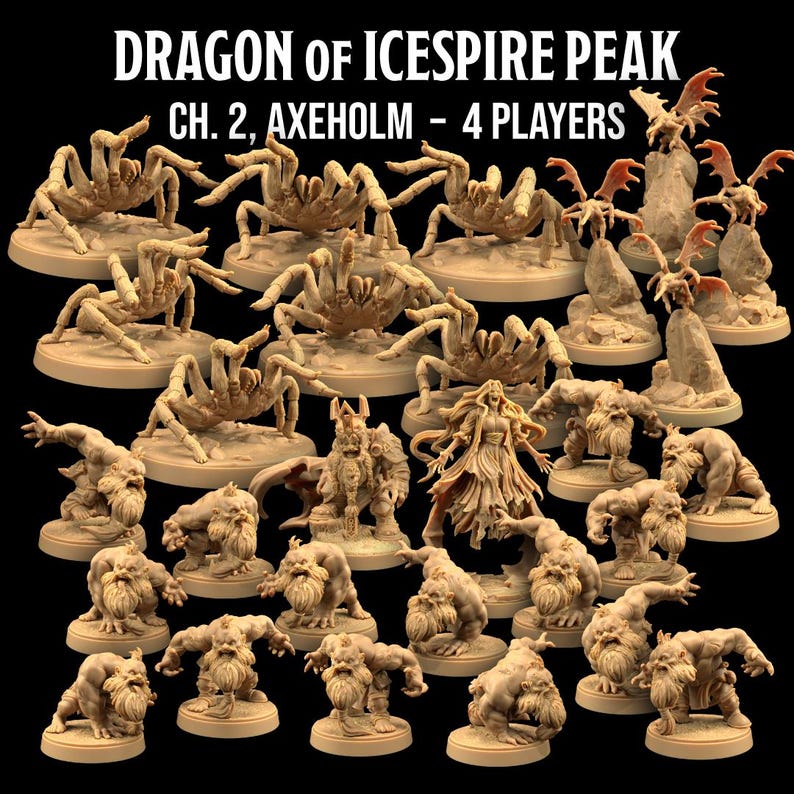 Axeholm Dragon of Icespire Peak Dnd Miniatures | the Dragon Trappers ...