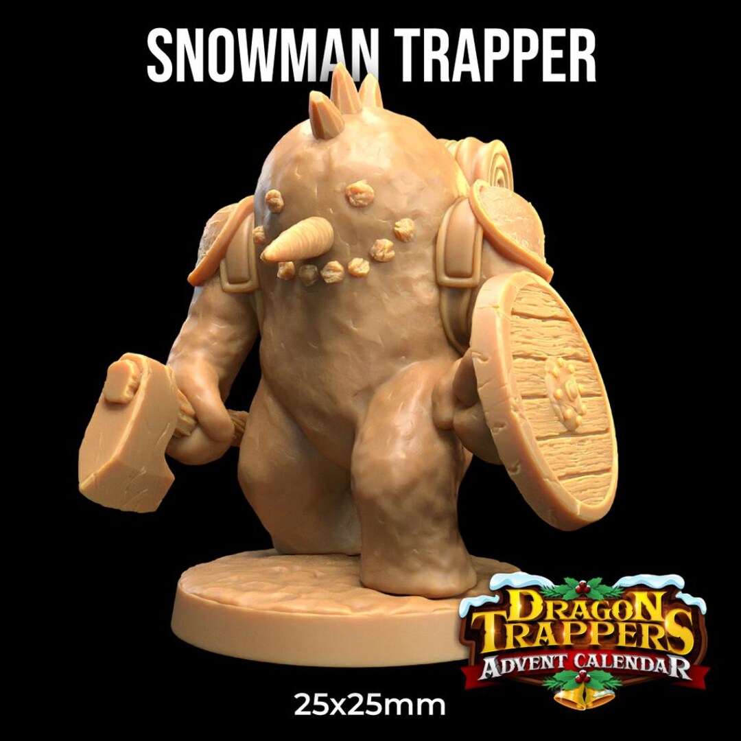 Snowman Trapper Christmas Advent Calendar | the Dragon Trappers Lodge ...