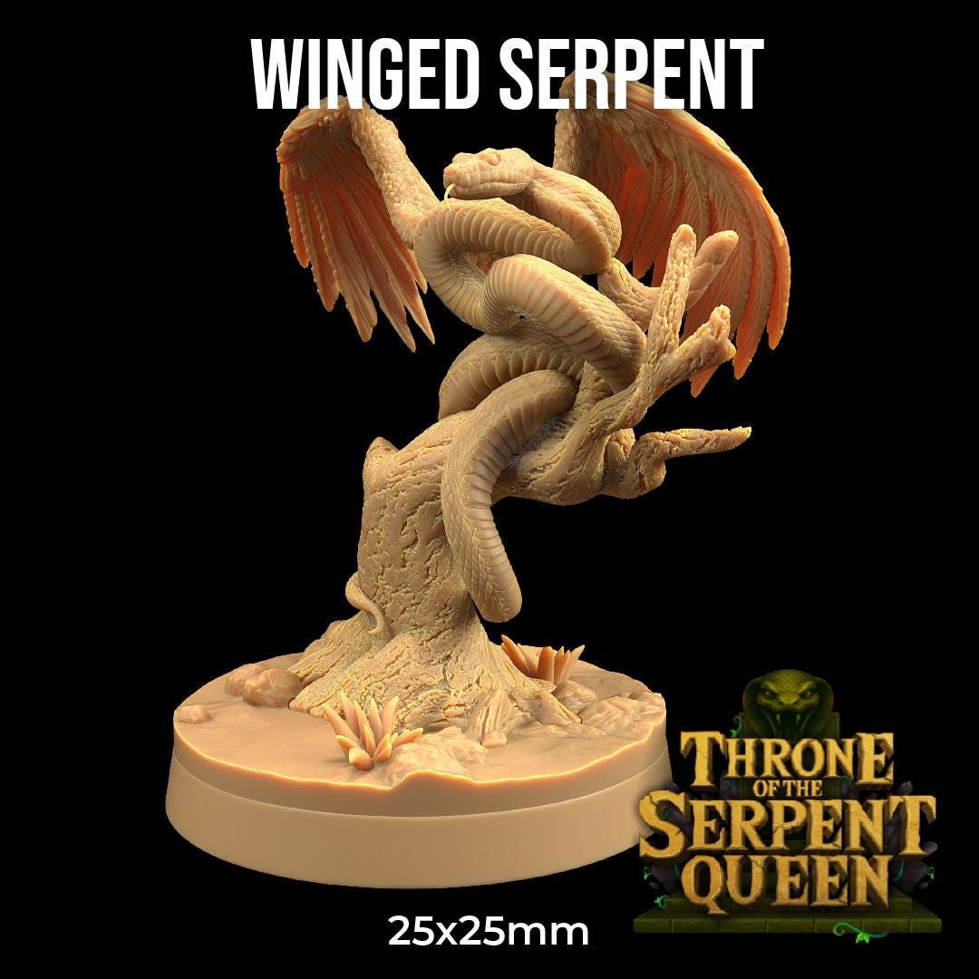 Winged Serpent Throne of the Serpent Queen | the Dragon Trappers Lodge ...