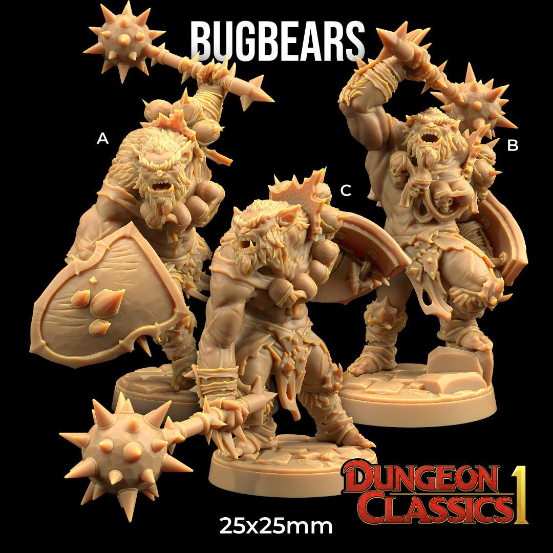 Bugbear Dungeon Classic Monsters | the Dragon Trappers Lodge | 32mm ...