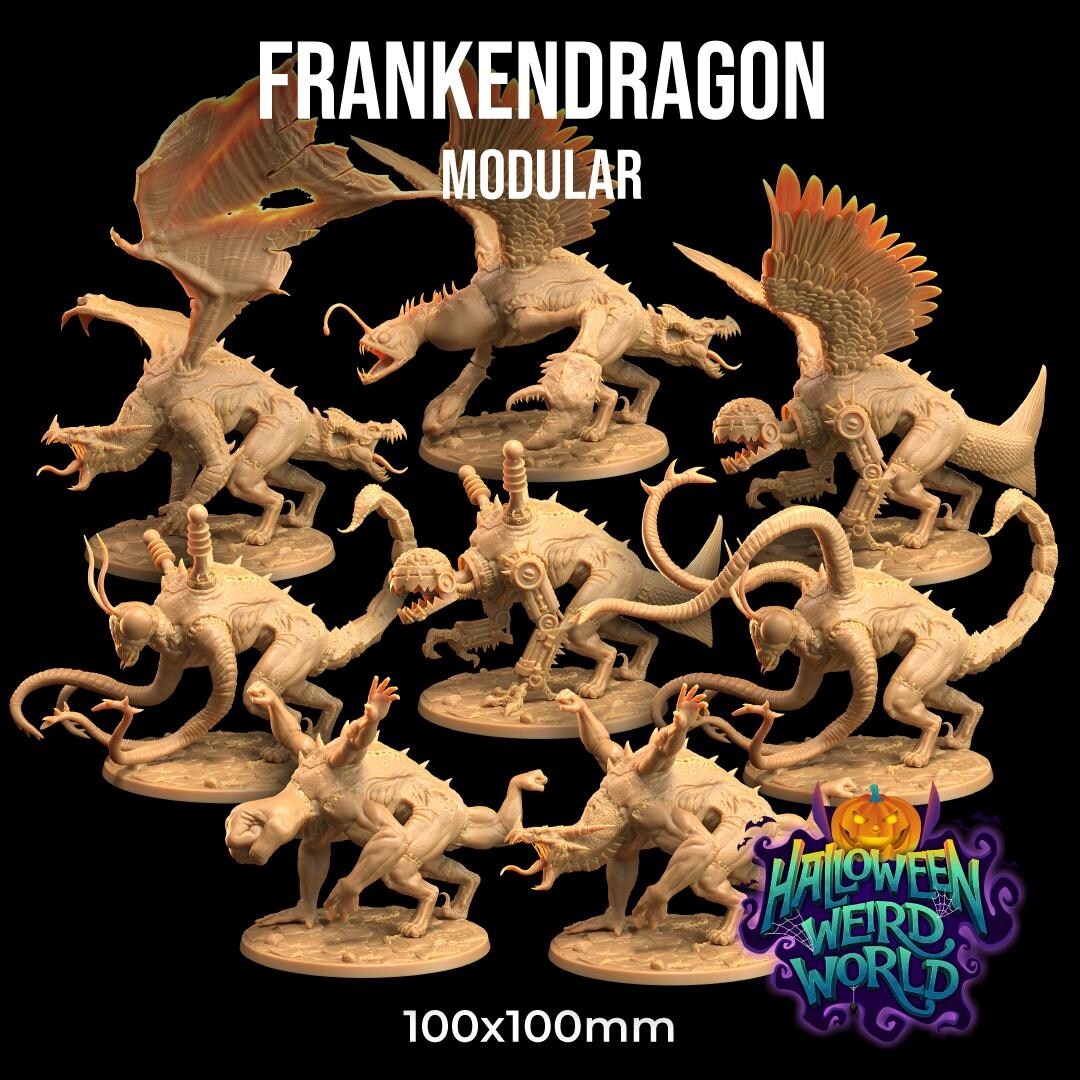 Frankendragon Frankenstein Modular | the Dragon Trappers Lodge | 32mm ...