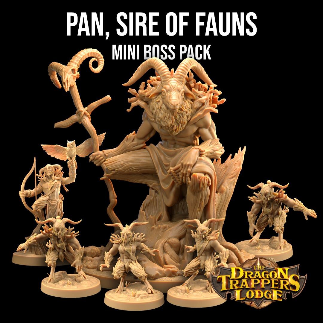 Pan Sire of Fauns Mini Boss Pack Satyr | the Dragon Trappers Lodge ...