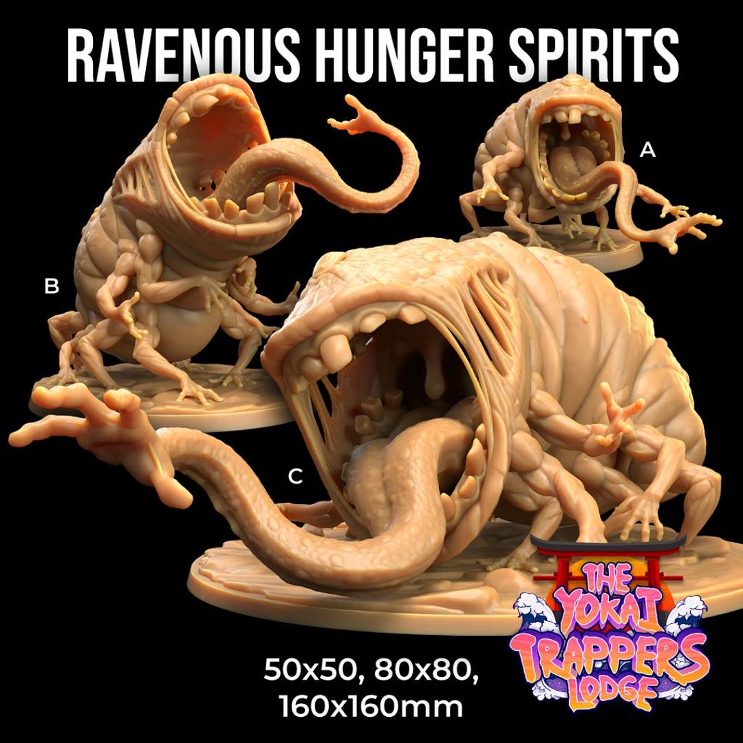 Ravenous Hunger Spirit Mimic Monster Yokai | the Dragon Trappers Lodge ...