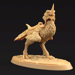 Axe Beak Prehistoric Bird Dnd Mini for Dungeons and Dragons Miniature ...