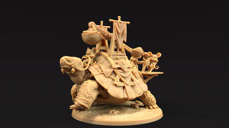 Siege Turtle War Weapon Tortoise Catapult | the Dragon Trappers Lodge ...