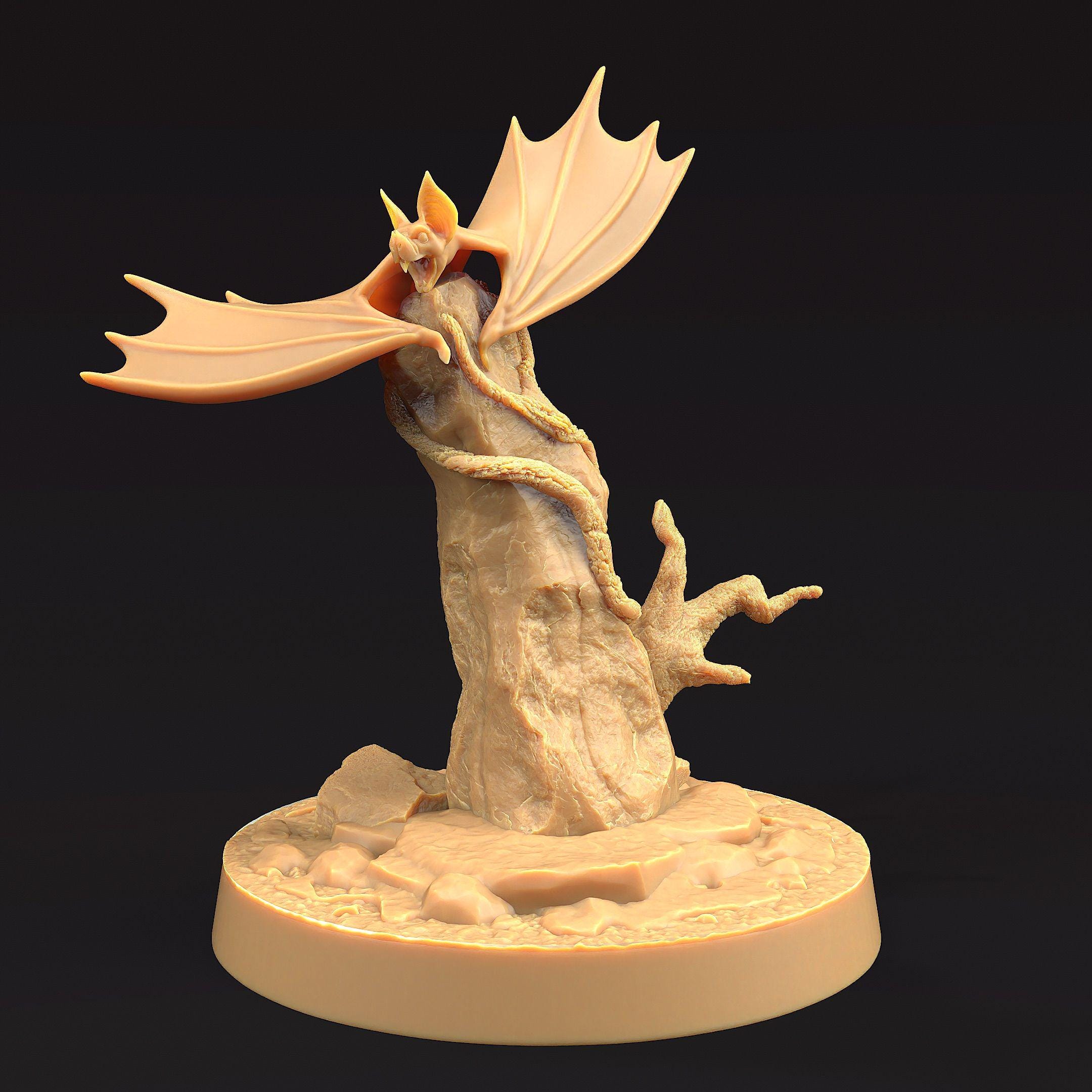 Bat Dnd Mini 3D Printed Dungeon Classics Mini | the Dragon Trappers ...