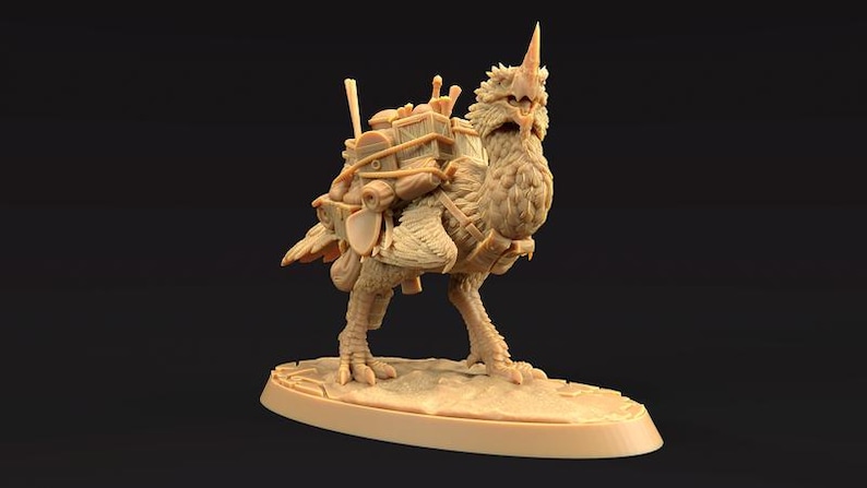 Axe Beak Prehistoric Bird Dnd Mini for Dungeons and Dragons Miniature ...
