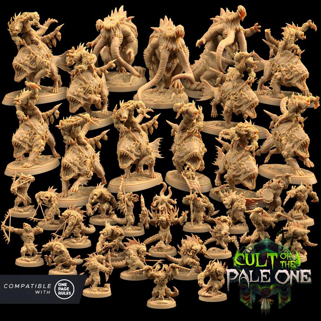 Cult of the Pale One Wargaming Starter Army | the Dragon Trappers Lodge ...