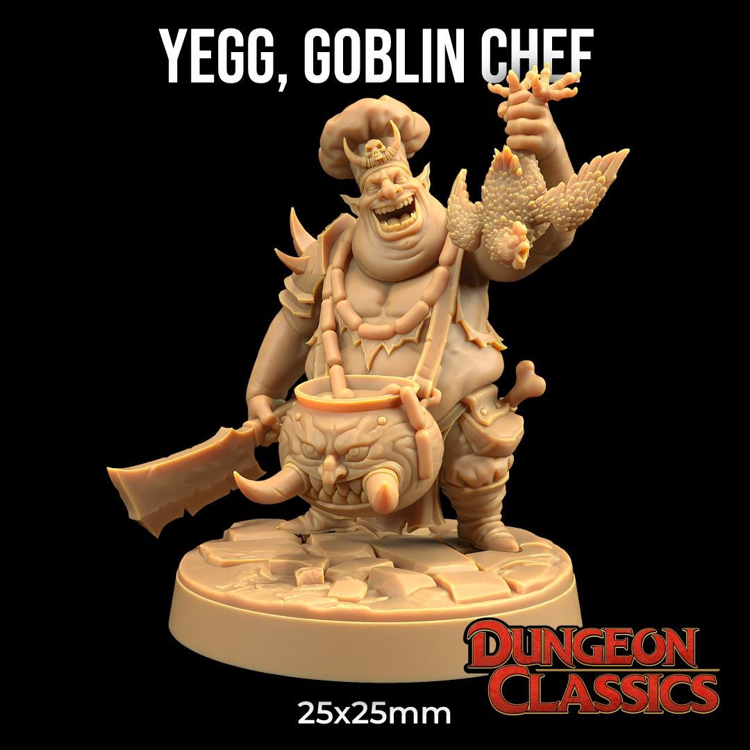 Yegg Goblin Chef Dungeon Classics Monster | the Dragon Trappers Lodge ...