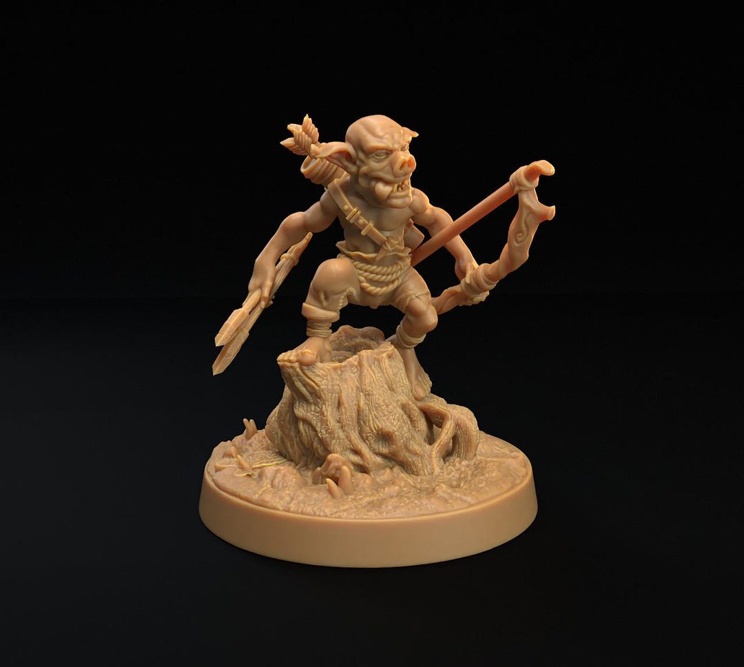 Swamp Goblin Bayou Mushroom Archer | the Dragon Trappers Lodge | 32mm ...