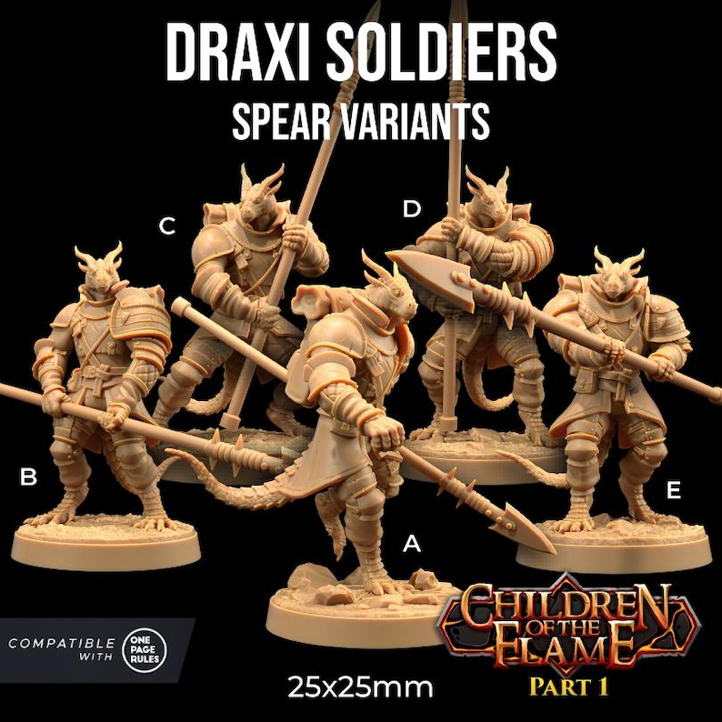 Draxi Soldier Banner Halberd Longsword Spear the Dragon Trappers Lodge ...