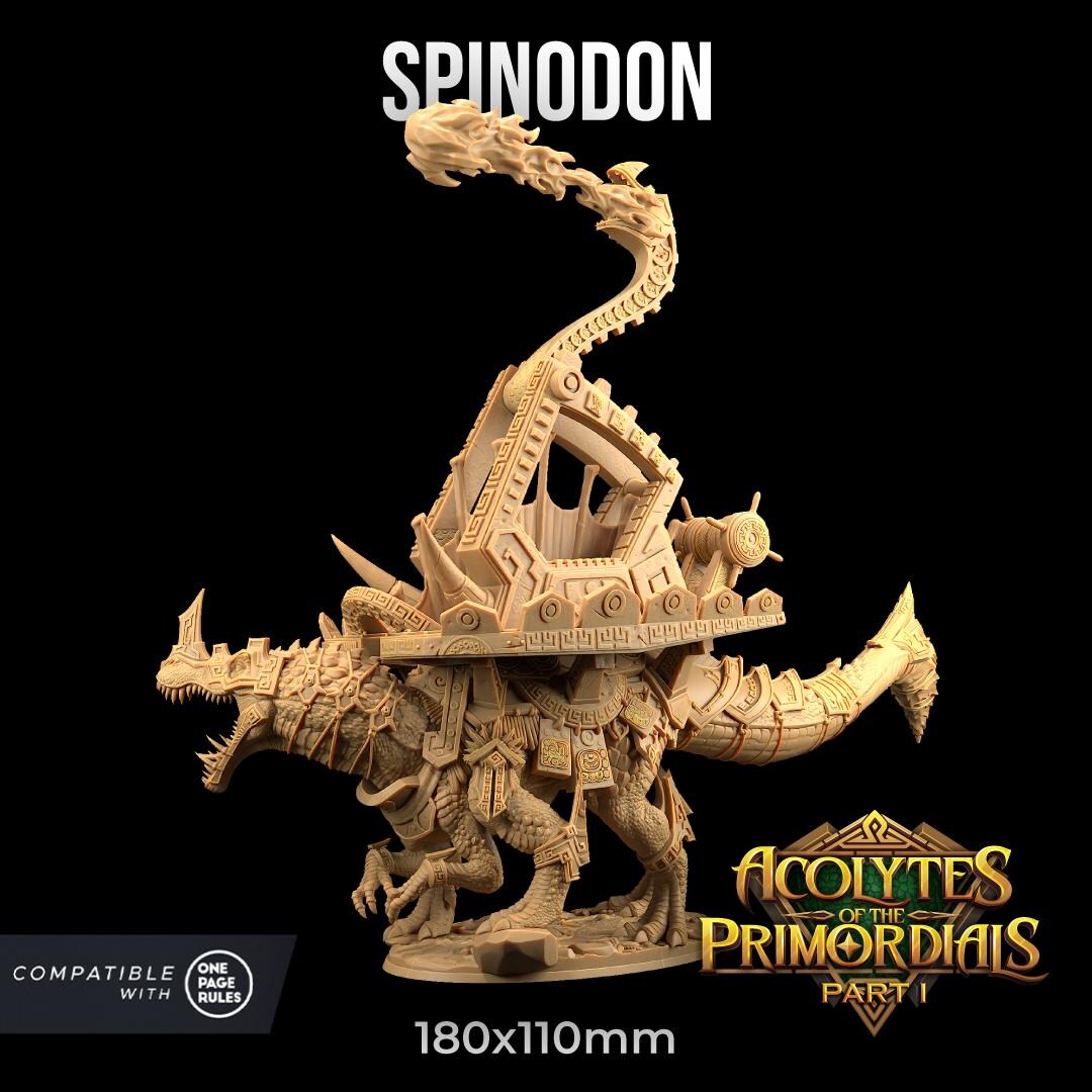 Spinodon Siege Platform Weapon Titan Dinosaur| the Dragon Trappers ...