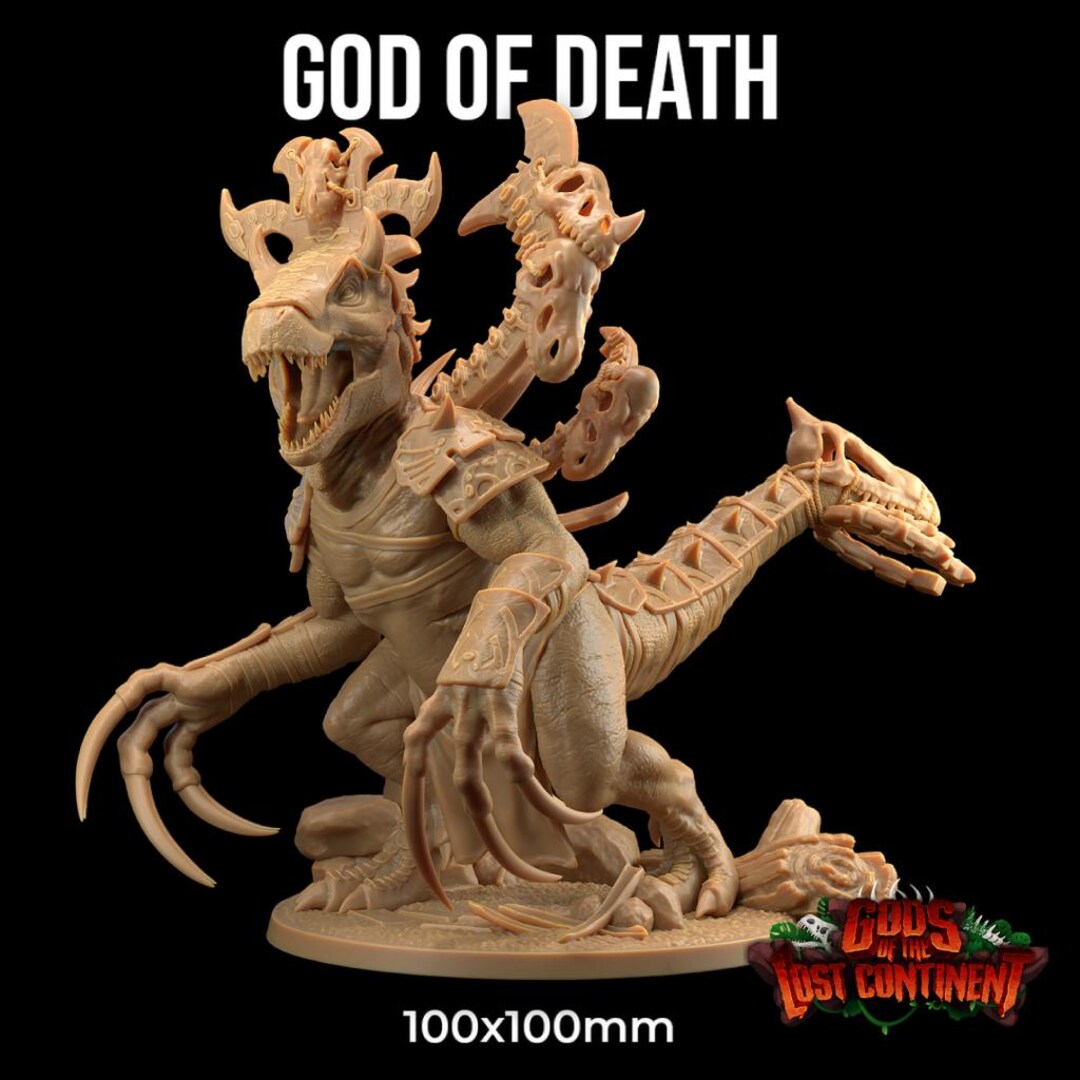 God of Death Dinosaur Dino Lost Continent |the Dragon Trappers Lodge ...