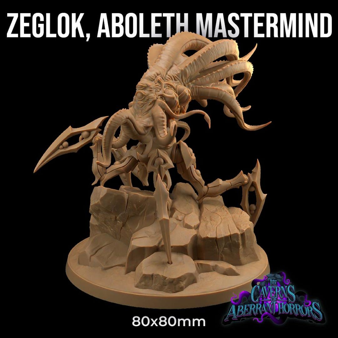 Zeglok Aboleth Mastermind Cavern of Horrors | the Dragon Trappers Lodge ...