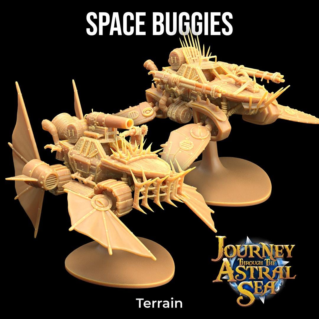 Space Buggy Elf Ship Journey Through Astral Sea | the Dragon Trappers ...