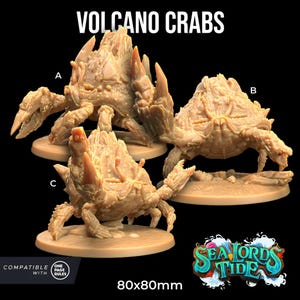 Volcano Crab Sea Lords Tide Army | the Dragon Trappers Lodge | 32mm ...