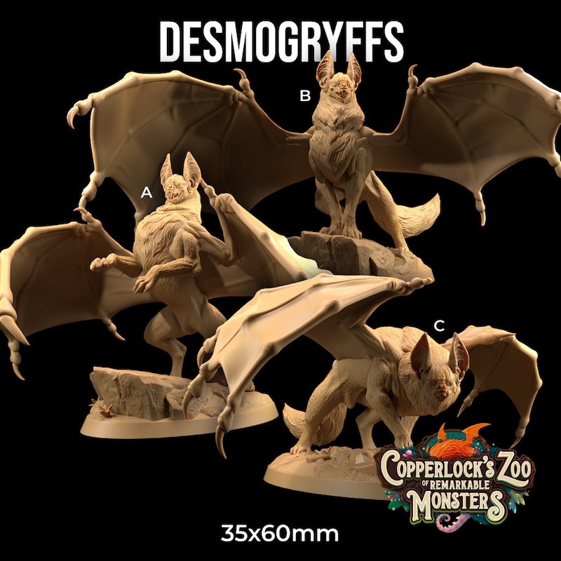 28mm Giant Bat Miniature - Etsy