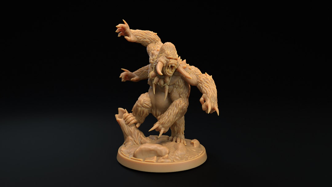 Skarr'gor Gorilla Saber Teeth Monkey the Dragon Trappers Lodge 32mm ...
