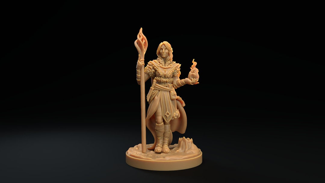 Elena Mage Female Spellcaster Wizard | the Dragon Trappers Lodge | 32mm ...