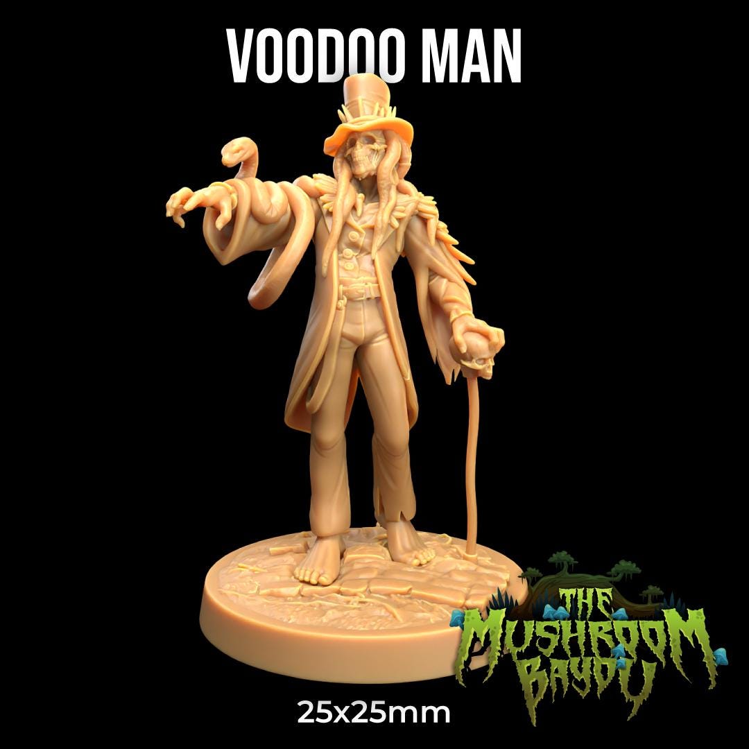 Voodoo Man Ghost Haunt Swamp Bayou | the Dragon Trappers Lodge | 32mm ...