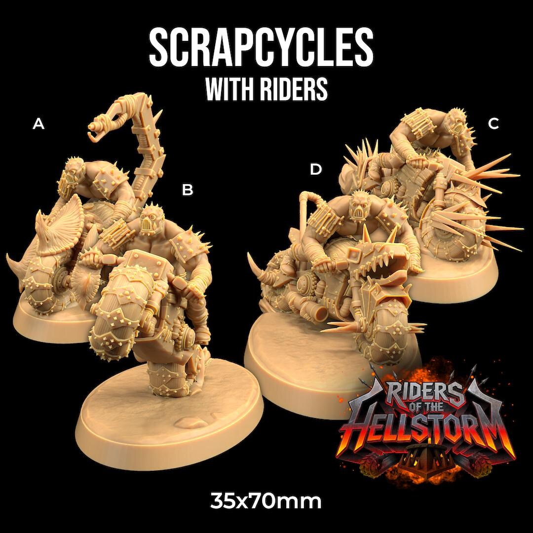 Scrapcycles Motorcycle Riders of the Hellstorm | the Dragon Trappers ...