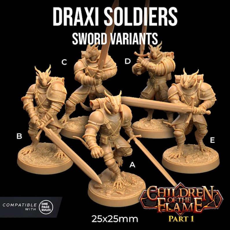 Draxi Soldier Banner Halberd Longsword Spear the Dragon Trappers Lodge ...